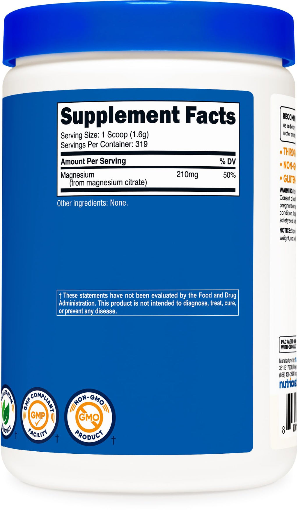 pure magnesium citrate for optimal absorption