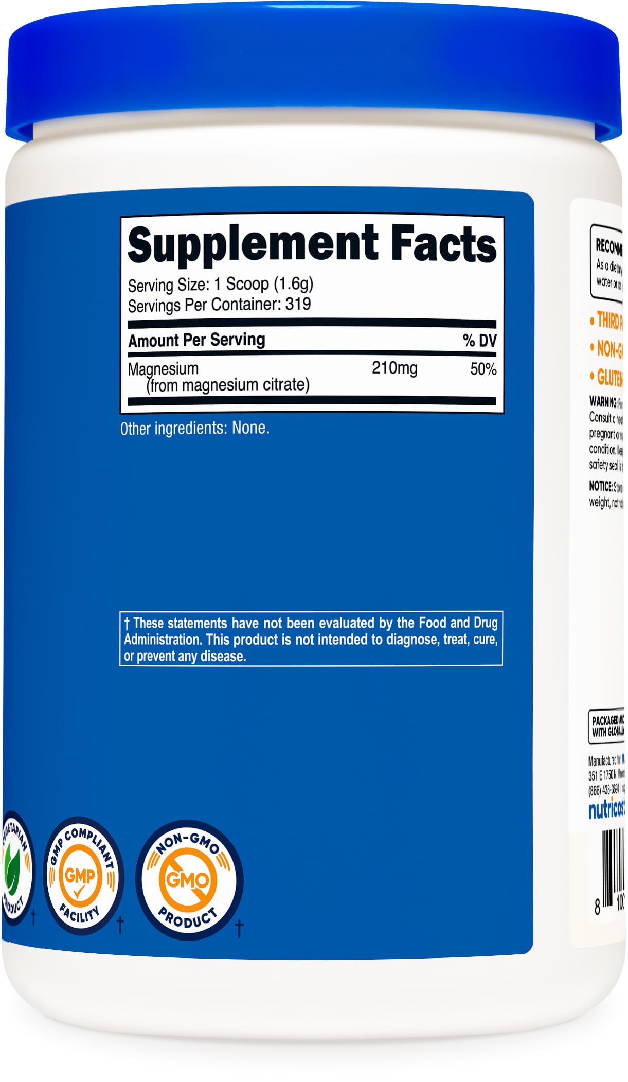 pure magnesium citrate for optimal absorption