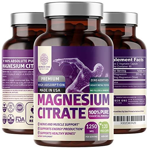 Pure magnesium citrate for relaxation