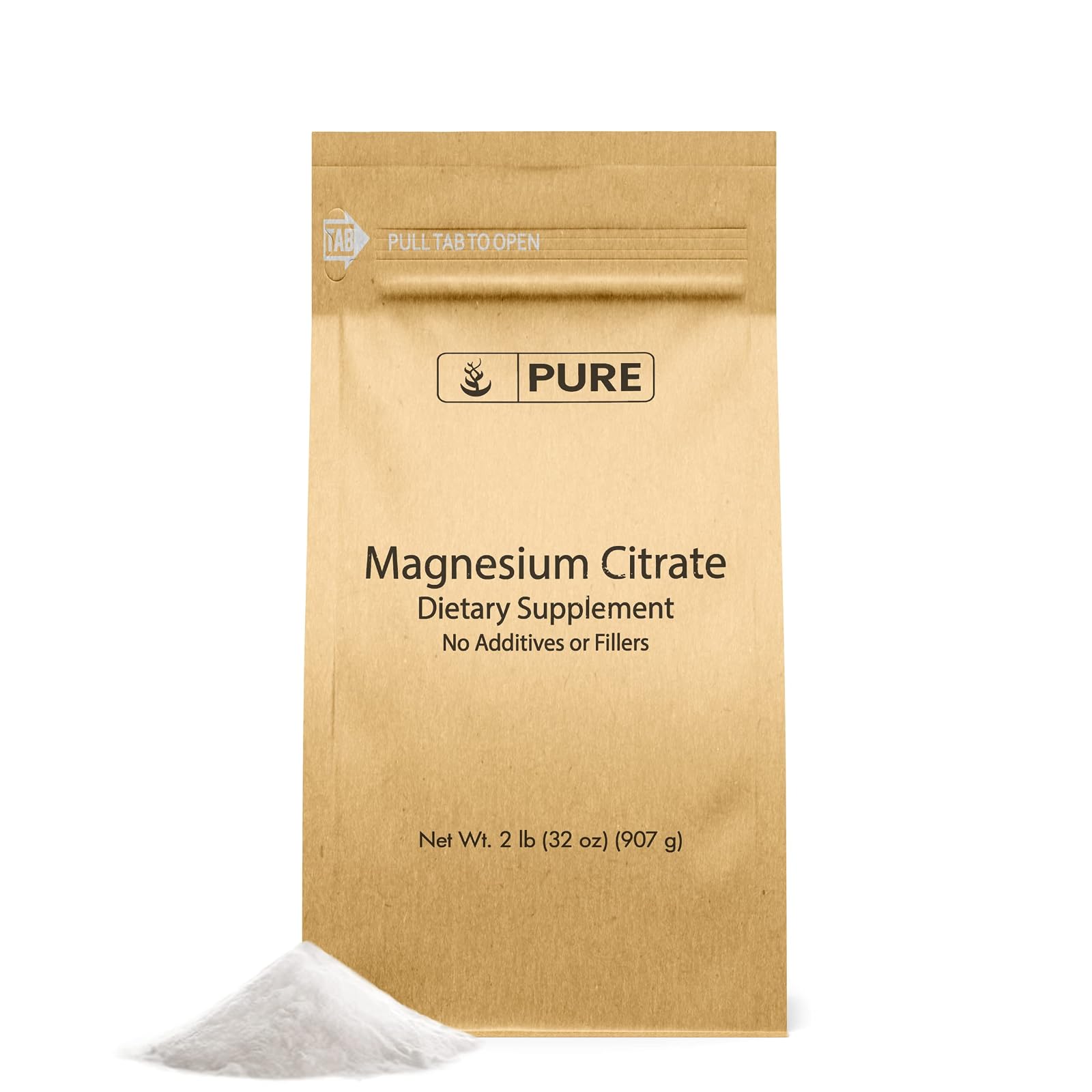 pure magnesium citrate powder for relaxation