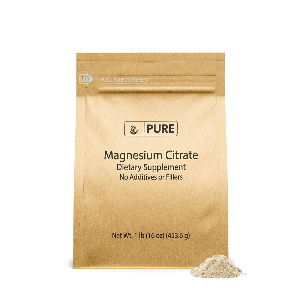 pure magnesium citrate powder for relaxation