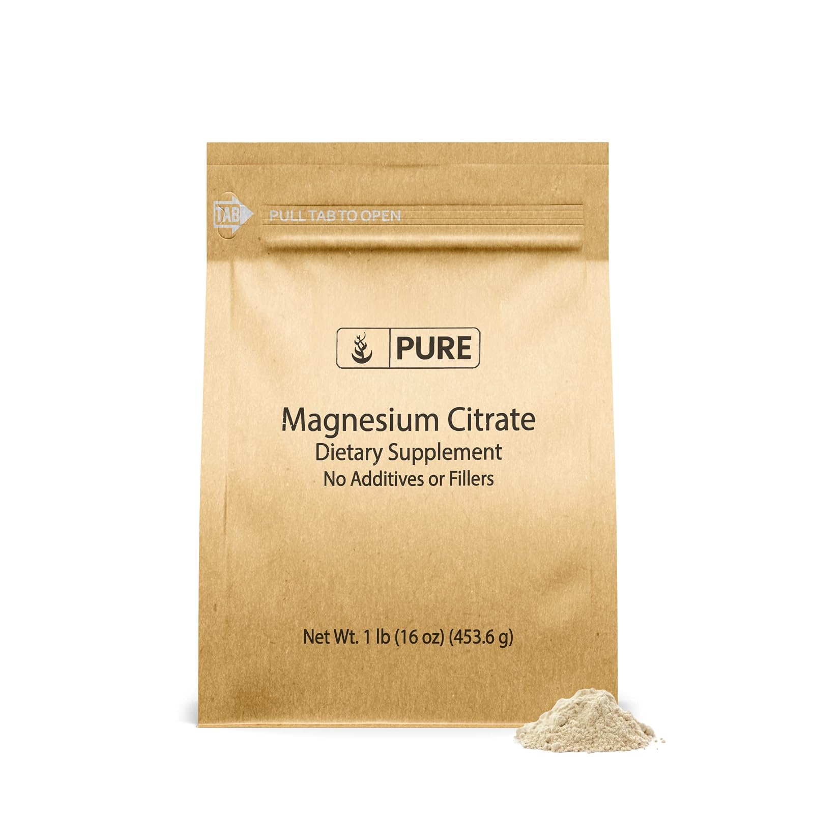 pure magnesium citrate powder for relaxation