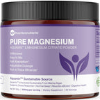 pure magnesium citrate powder supplement