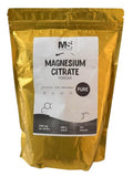 pure magnesium citrate powder supplement