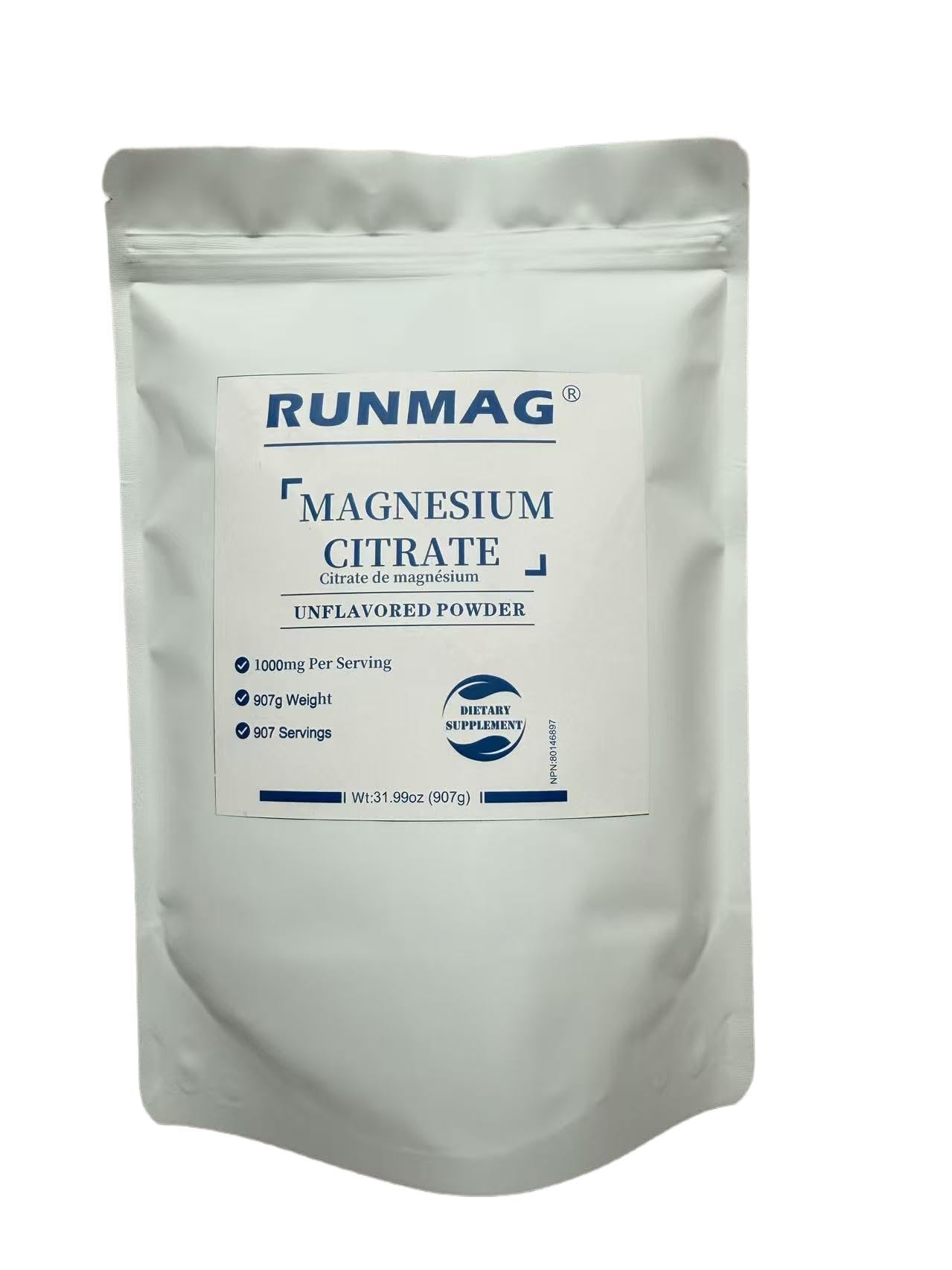 pure magnesium citrate powder