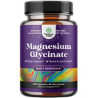 Pure magnesium glycinate capsules 400 mg