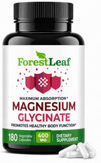 Pure magnesium glycinate capsules for sleep