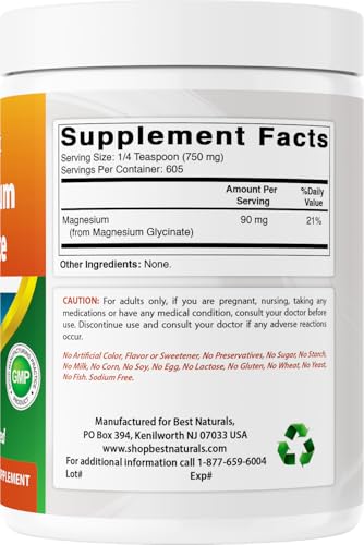 pure magnesium glycinate for daily wellness