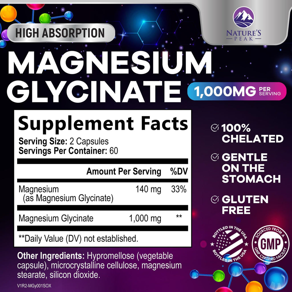 pure magnesium glycinate for optimal absorption