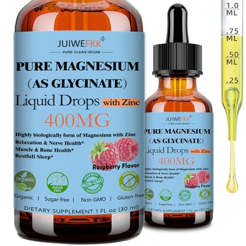 Pure magnesium glycinate liquid drops