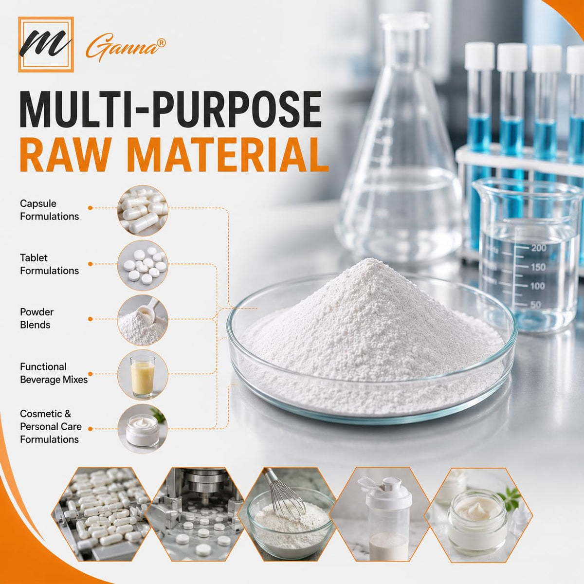pure magnesium glycinate powder for energy