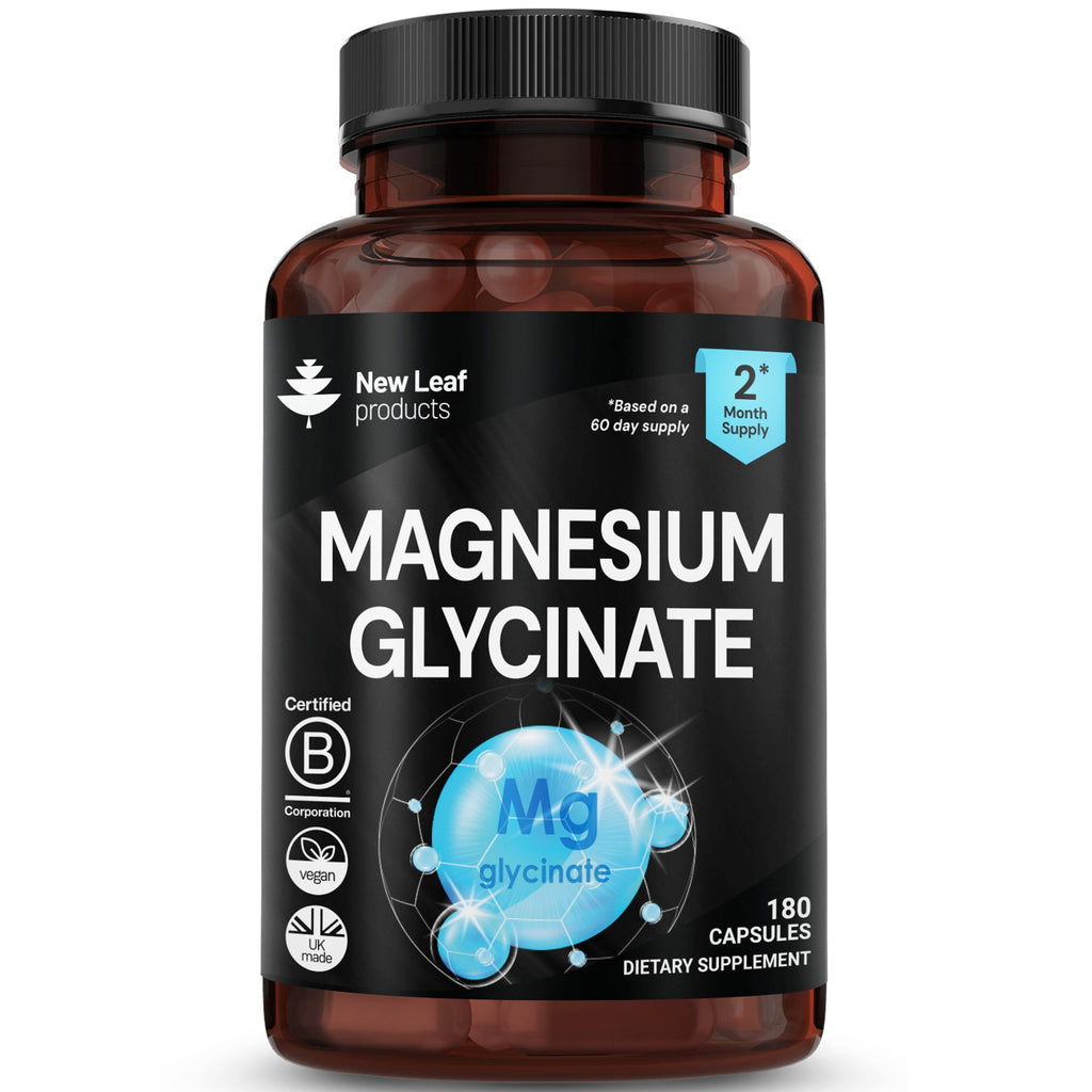 pure magnesium glycinate supplement capsules
