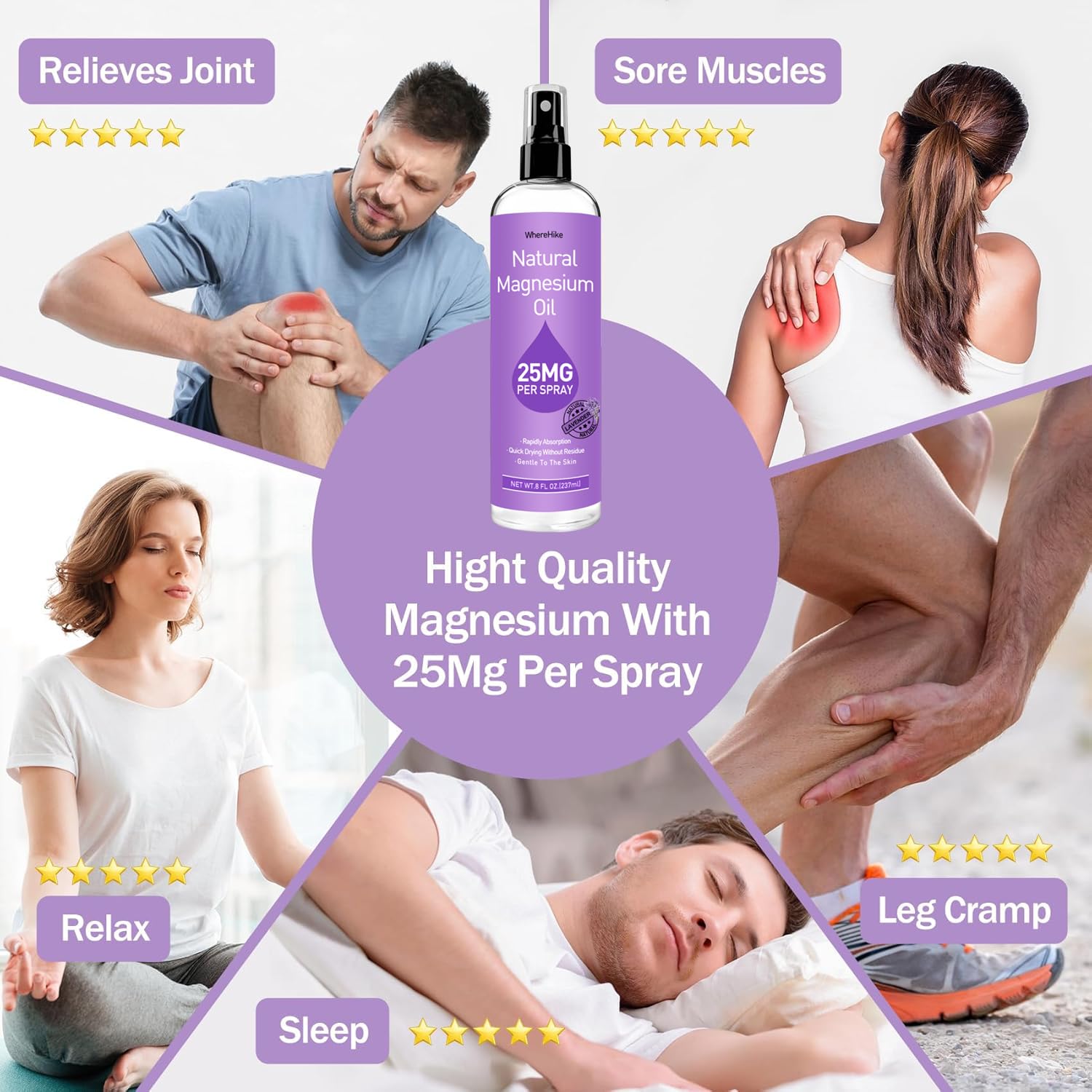 pure magnesium oil for better sleep