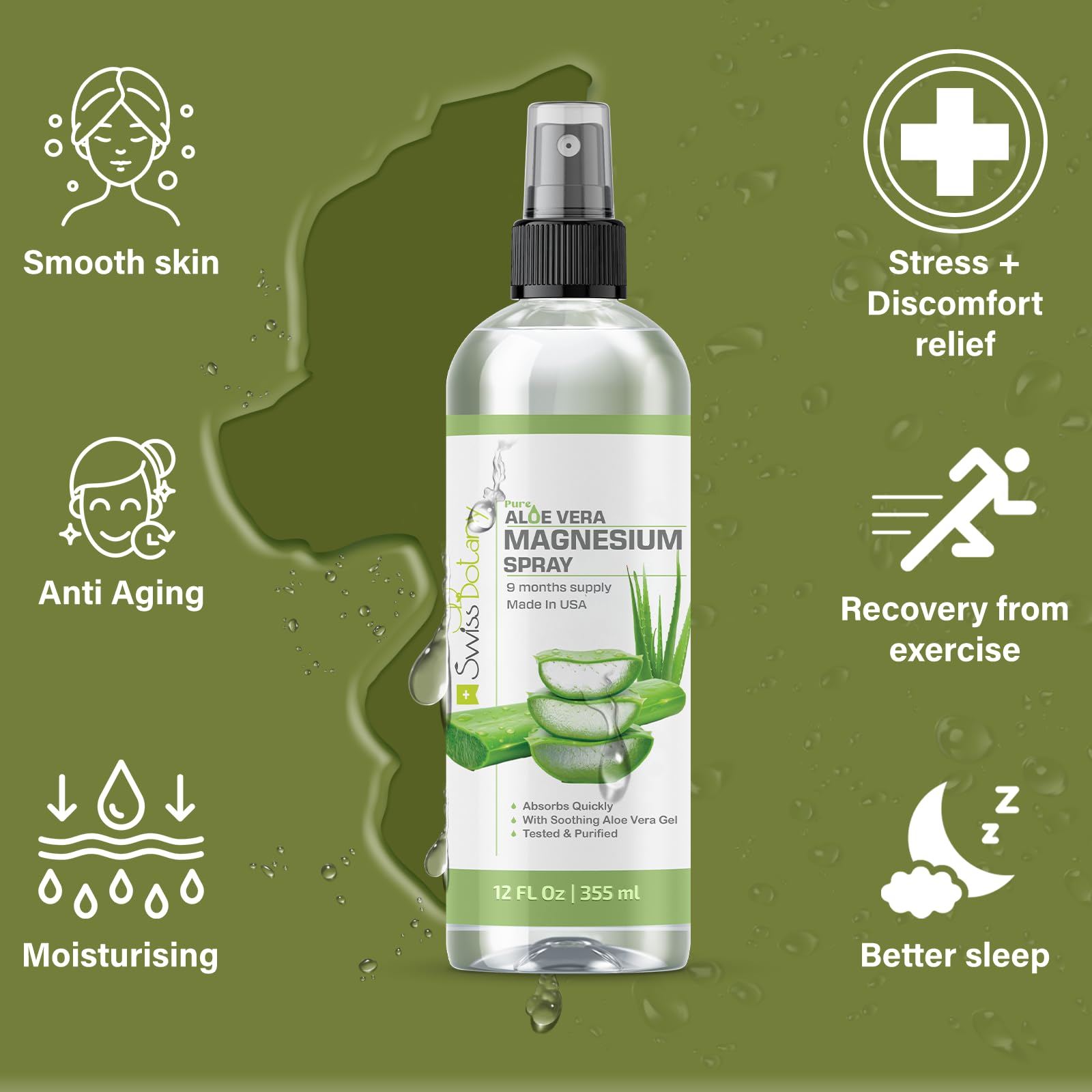 pure magnesium oil for muscle relief