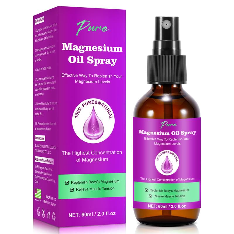 pure magnesium oil spray for relaxation