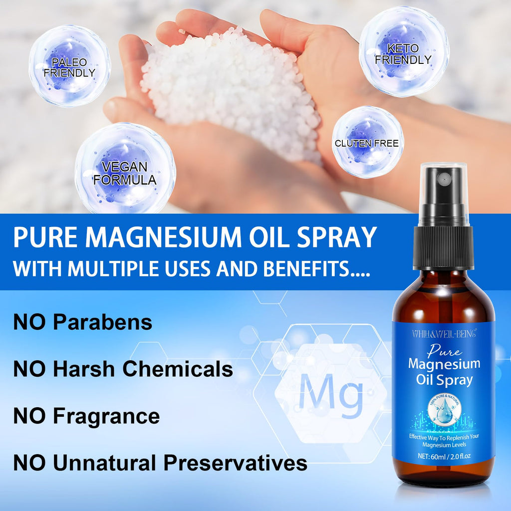 pure magnesium spray for overall health