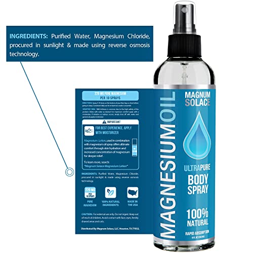 pure magnesium spray for stress relief