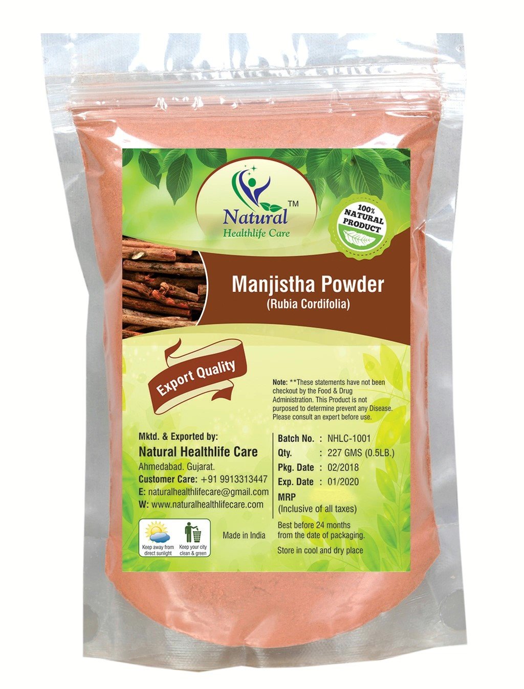 pure manjishtha root powder benefits