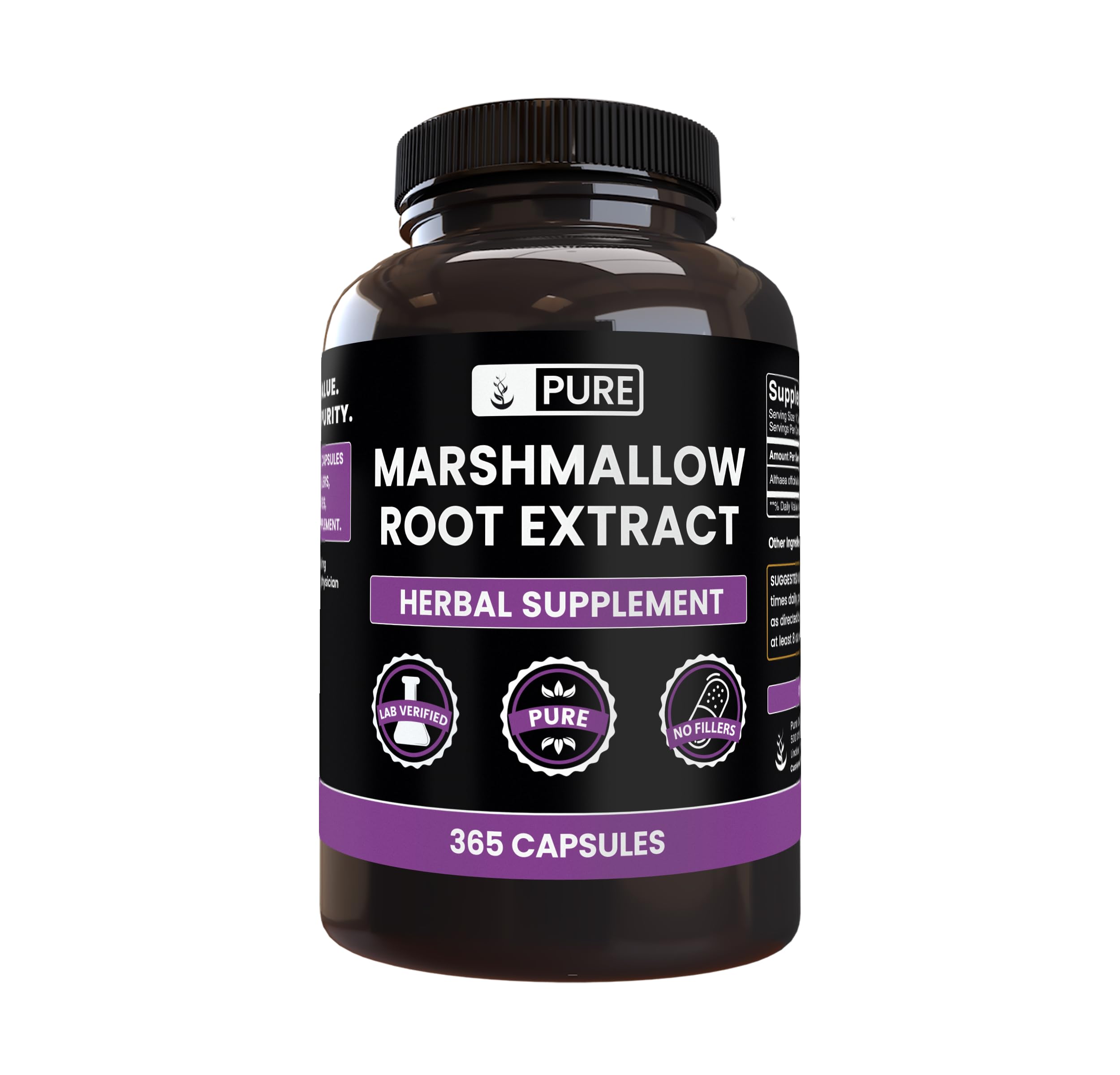 pure marshmallow root capsules