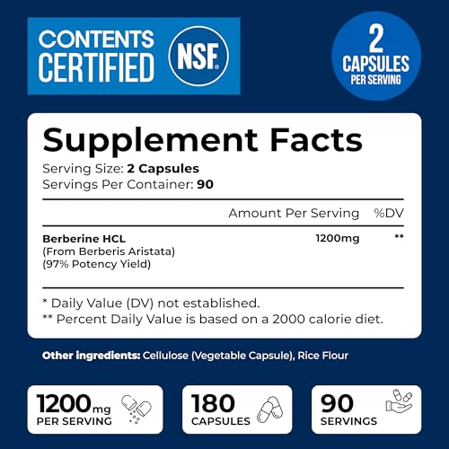 pure max strength berberine formula