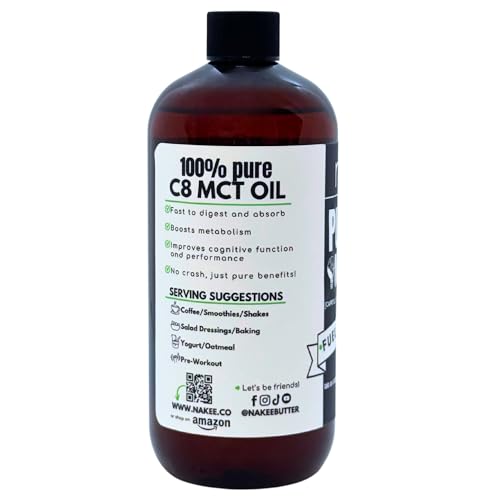 Pure MCT oil for mental clarity