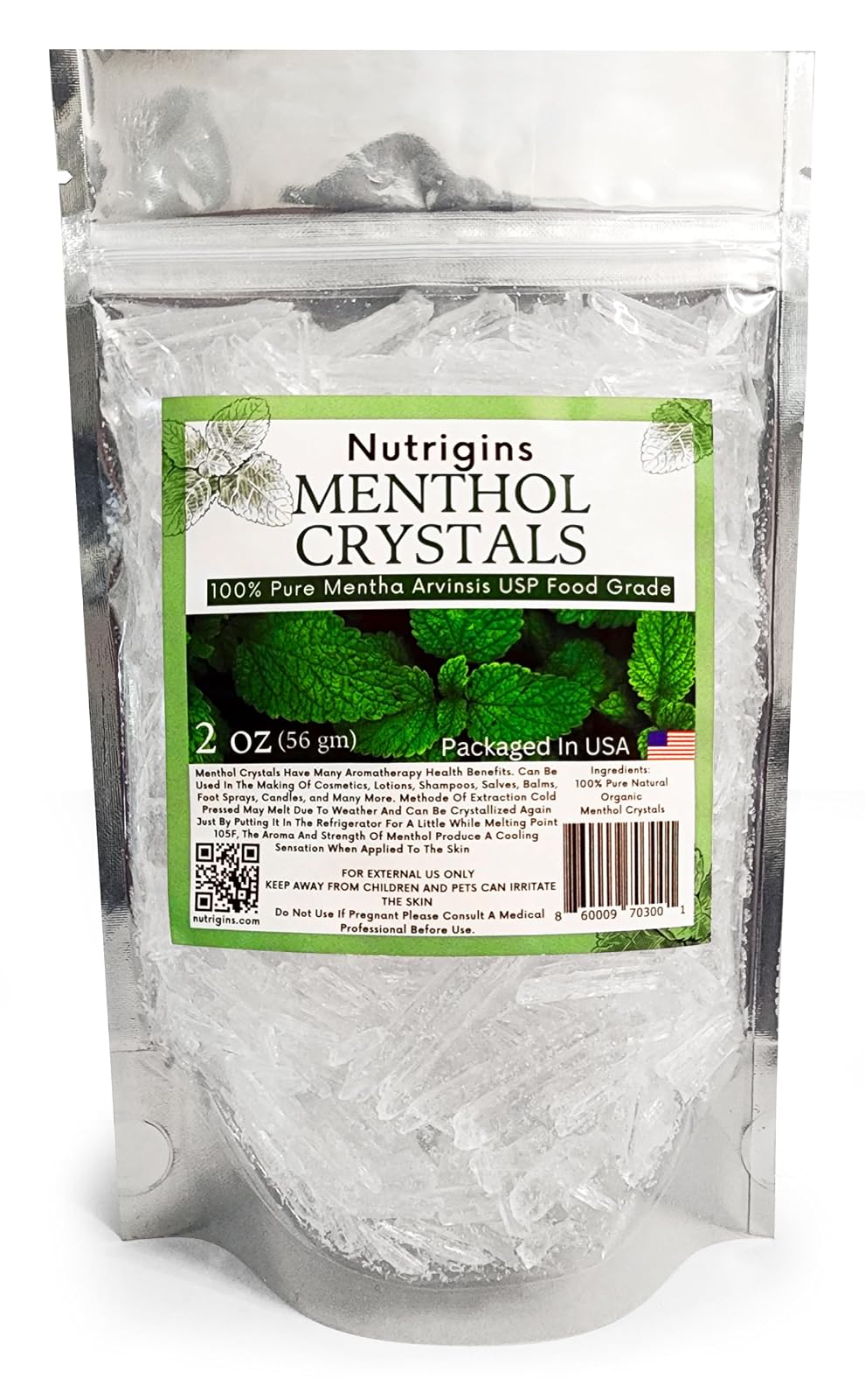 pure menthol crystals for aromatherapy