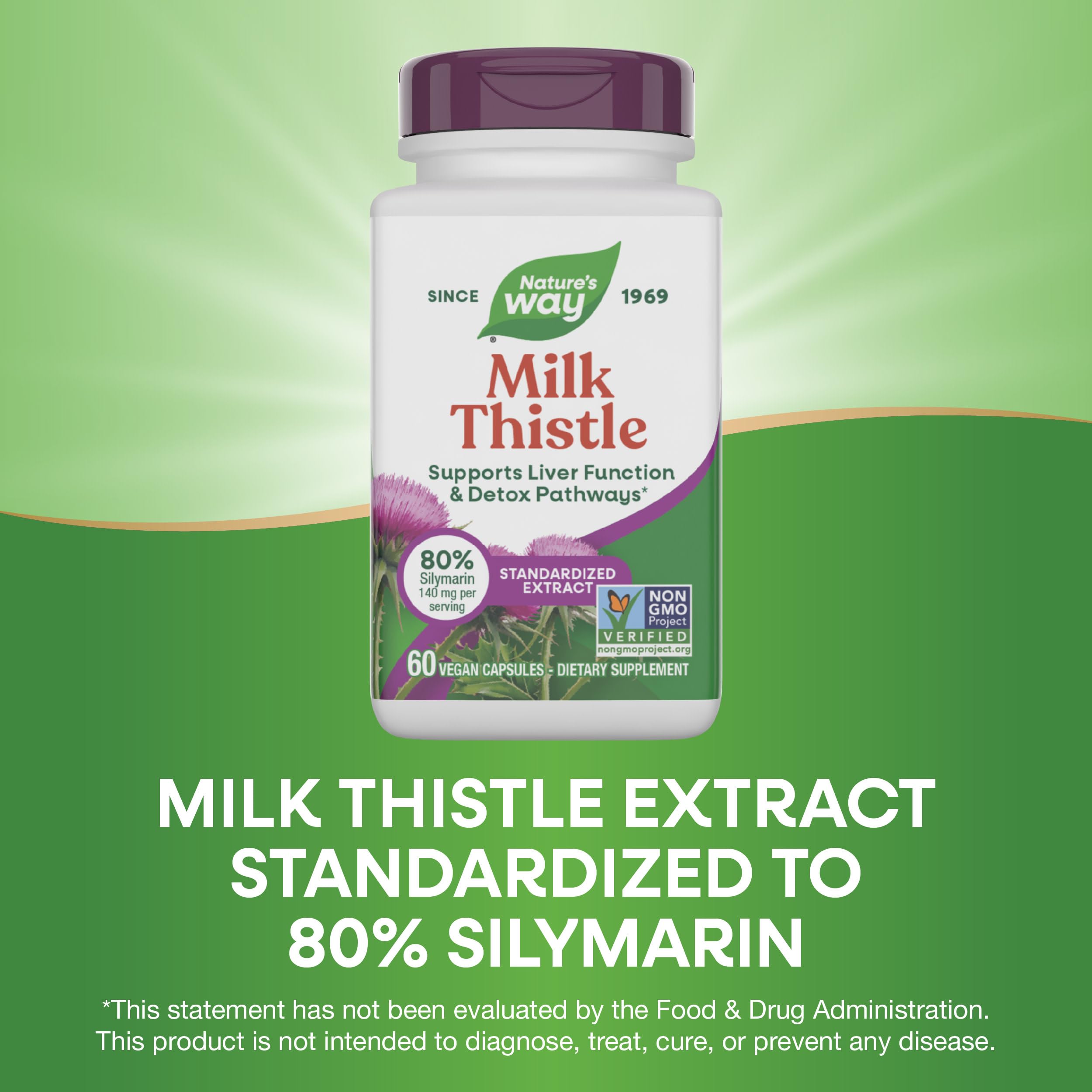 pure milk thistle extract for detox