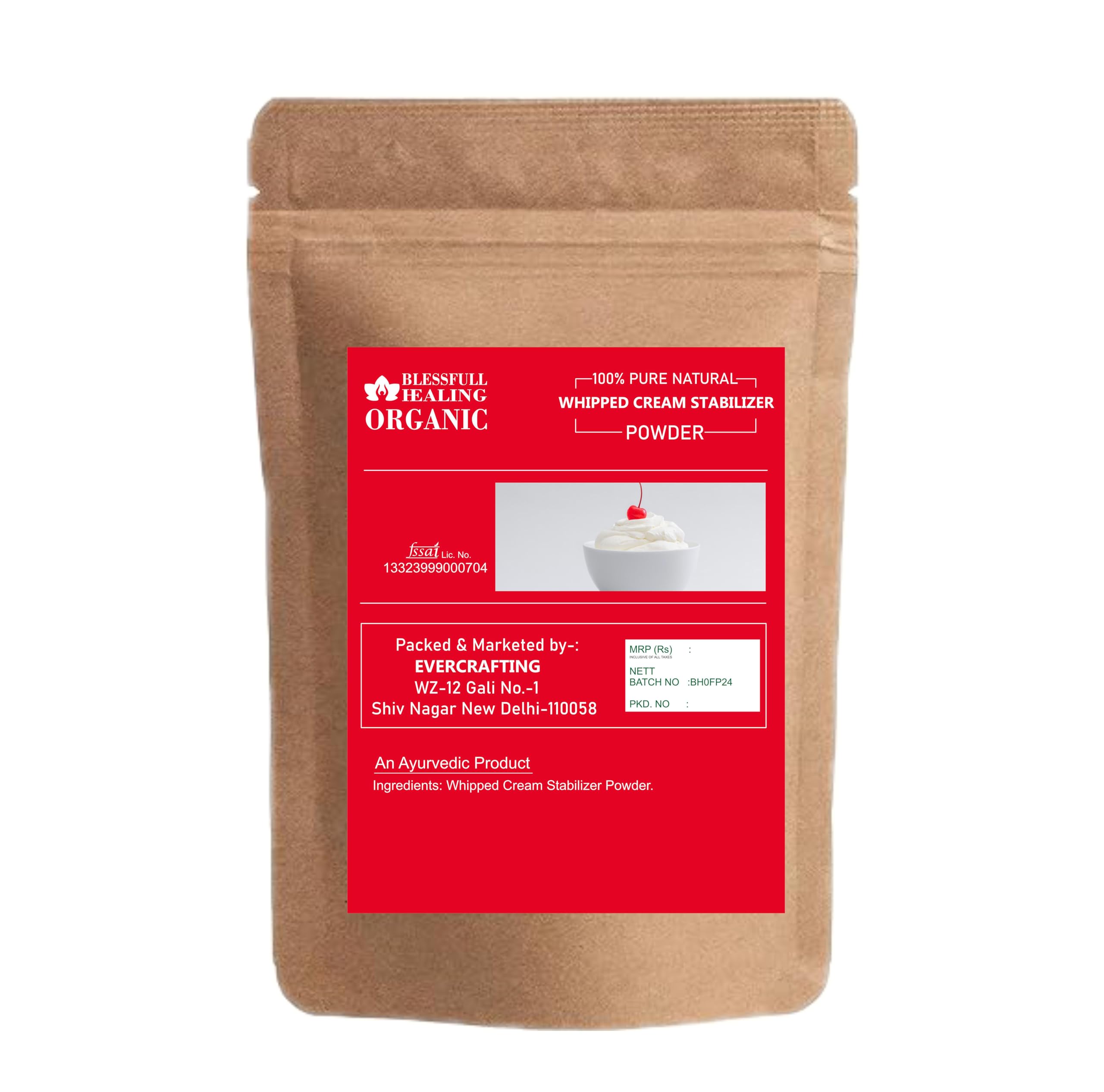 pure mineral powder for desserts