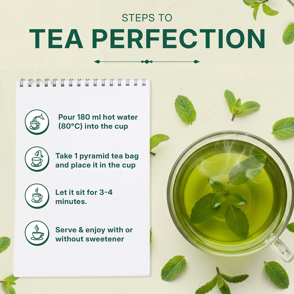 pure mint herbal tea for digestion
