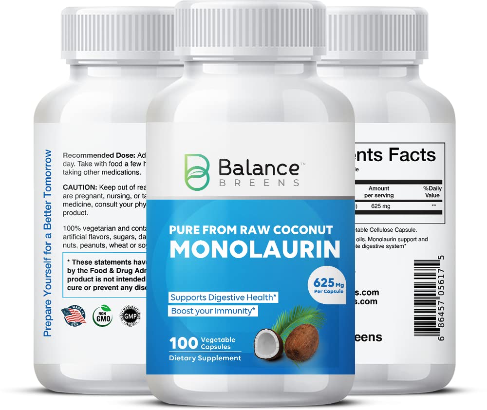 pure monolaurin for gut health