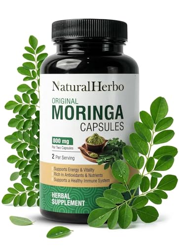 Pure Moringa capsules for energy