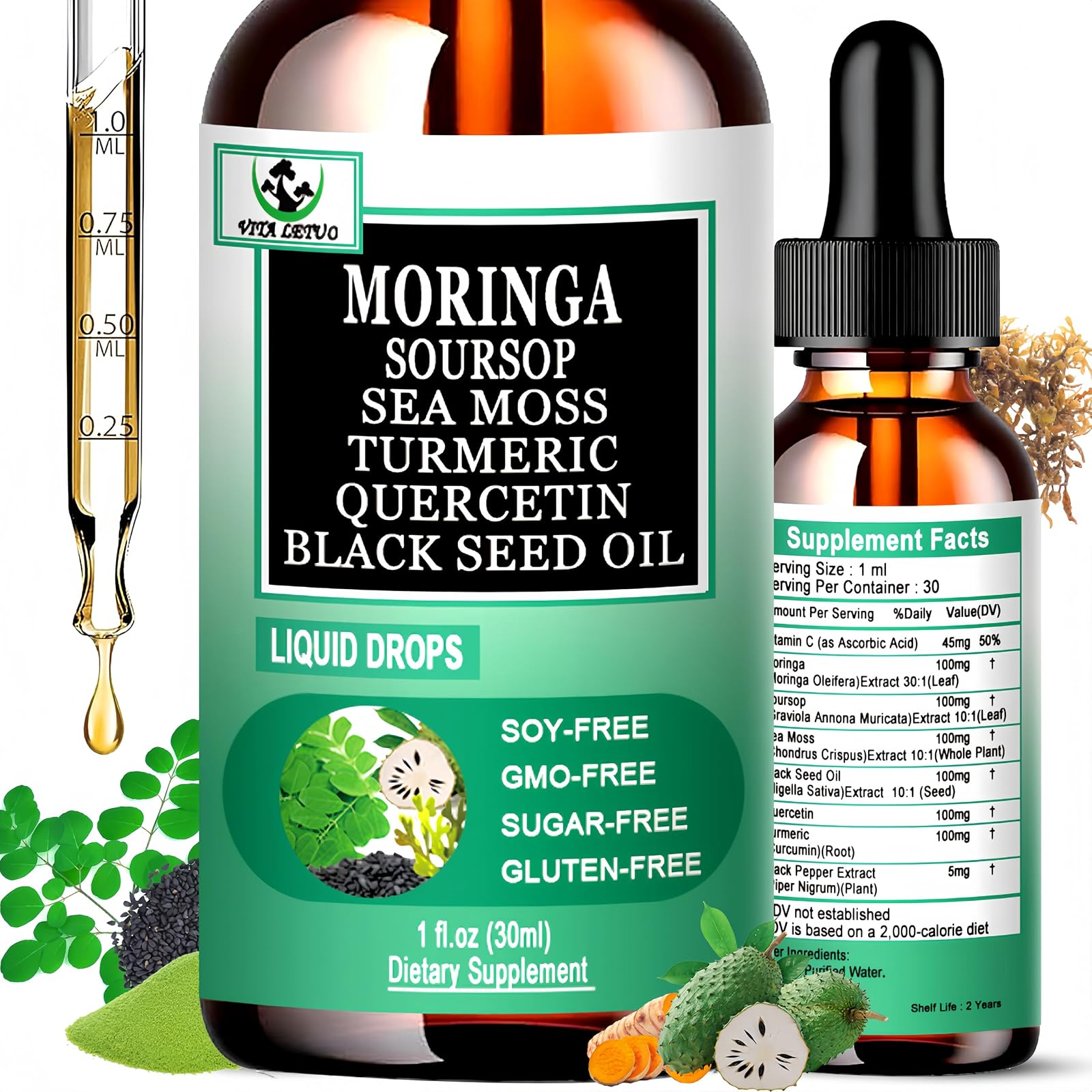 pure moringa drops for wellness