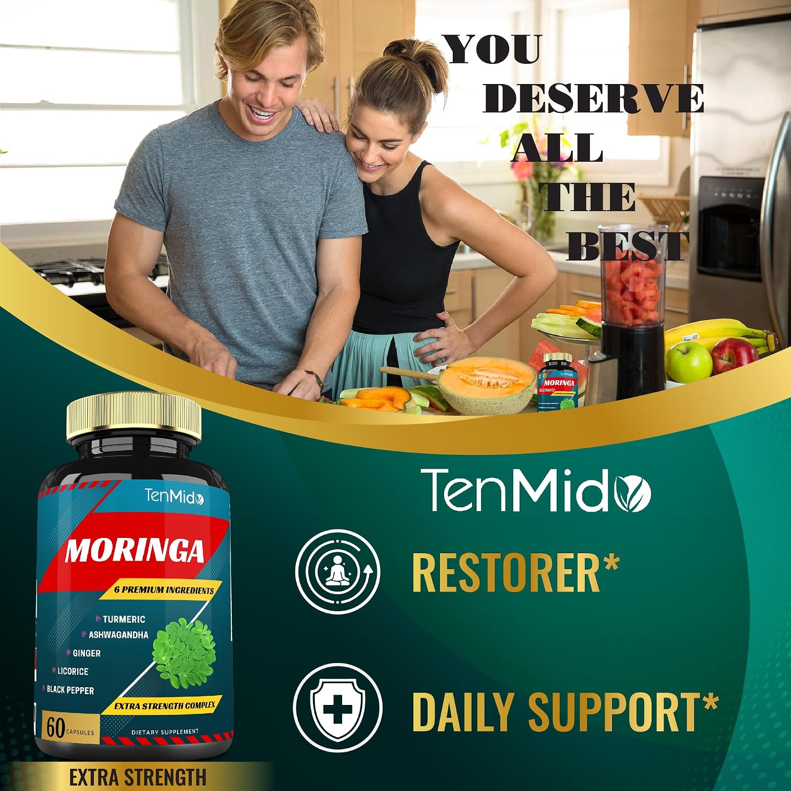 pure moringa for herbal benefits