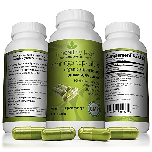 pure moringa leaf immune support