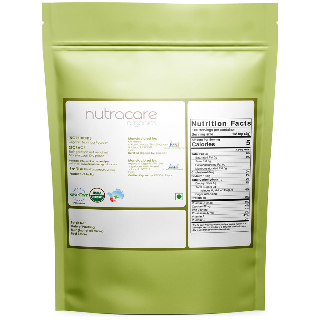pure moringa oleifera for health