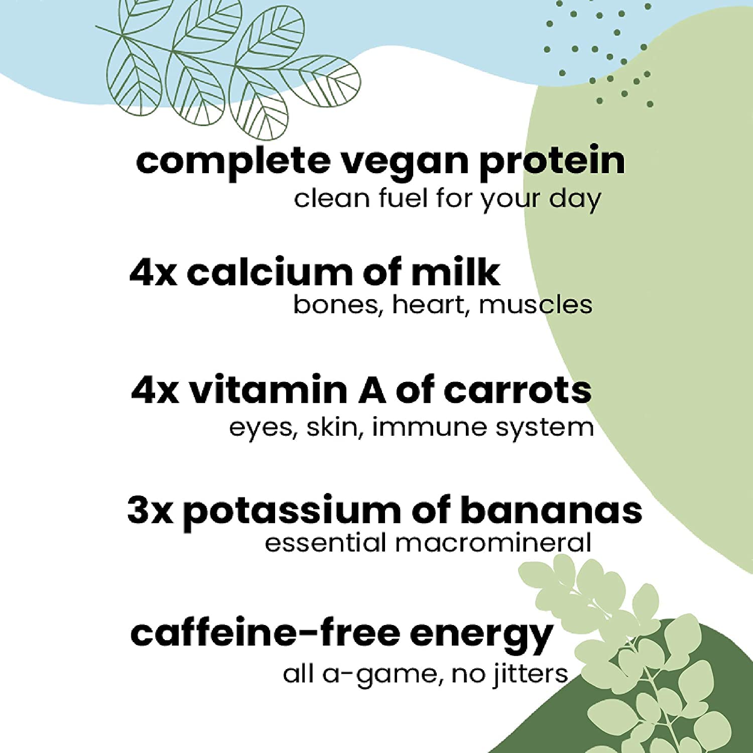 pure moringa powder for detox