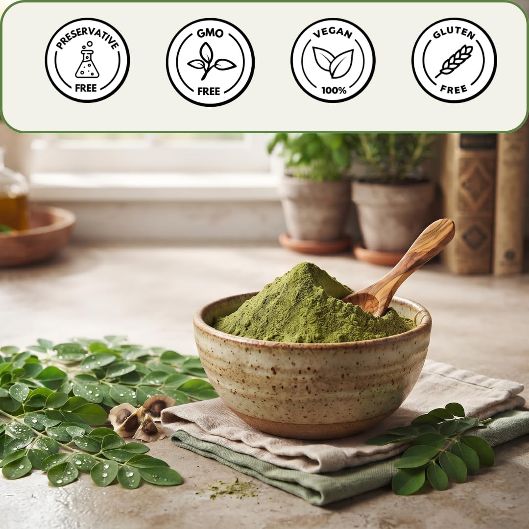 pure moringa powder for energy boost