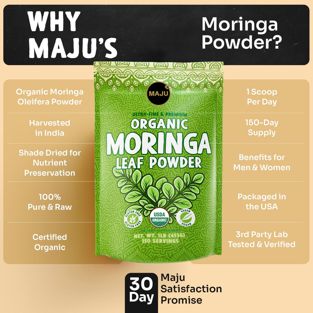 pure moringa powder for vegan recipes
