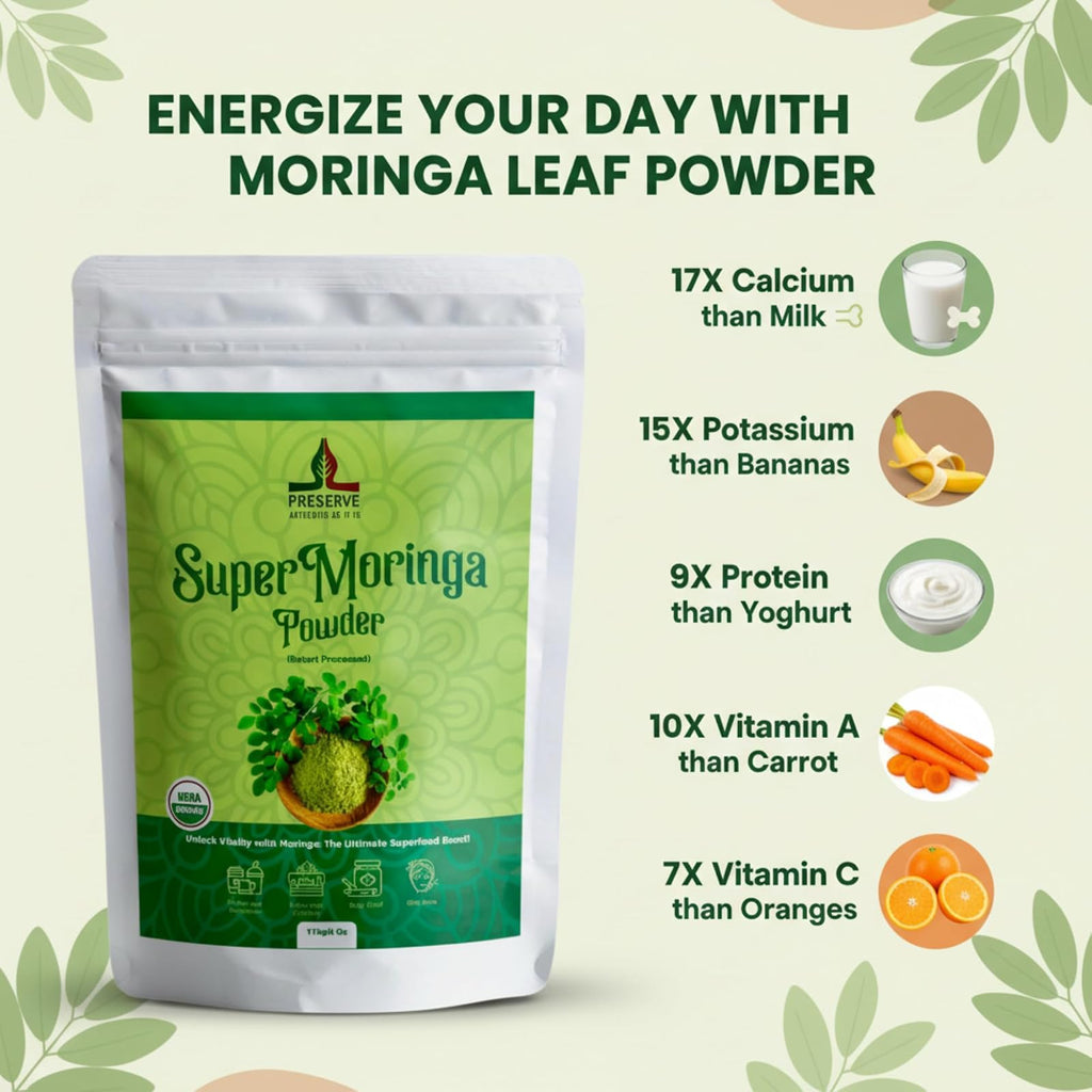 pure moringa powder for wellness