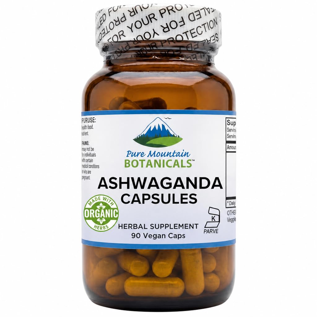 Pure Mountain Botanicals ashwagandha capsules