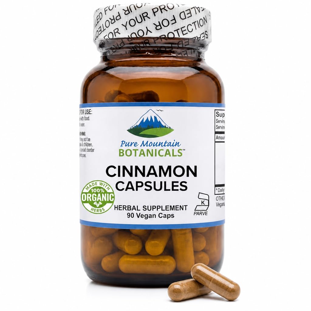 pure mountain botanicals cinnamon capsules