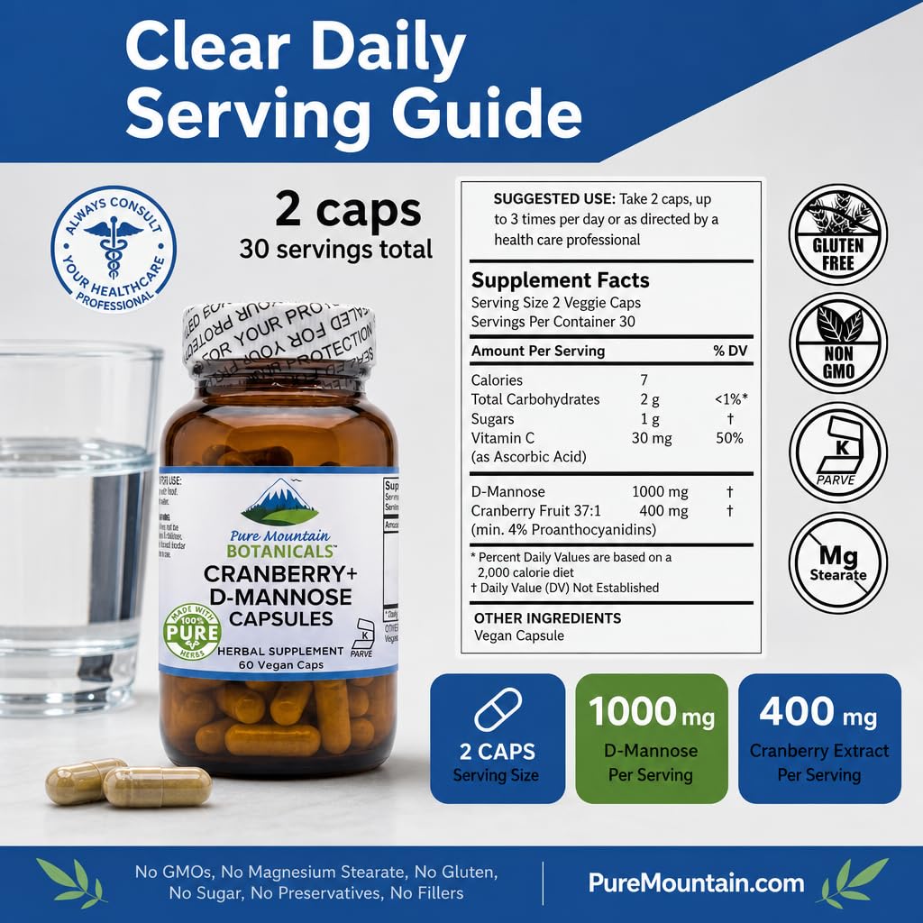 Pure Mountain Botanicals D Mannose