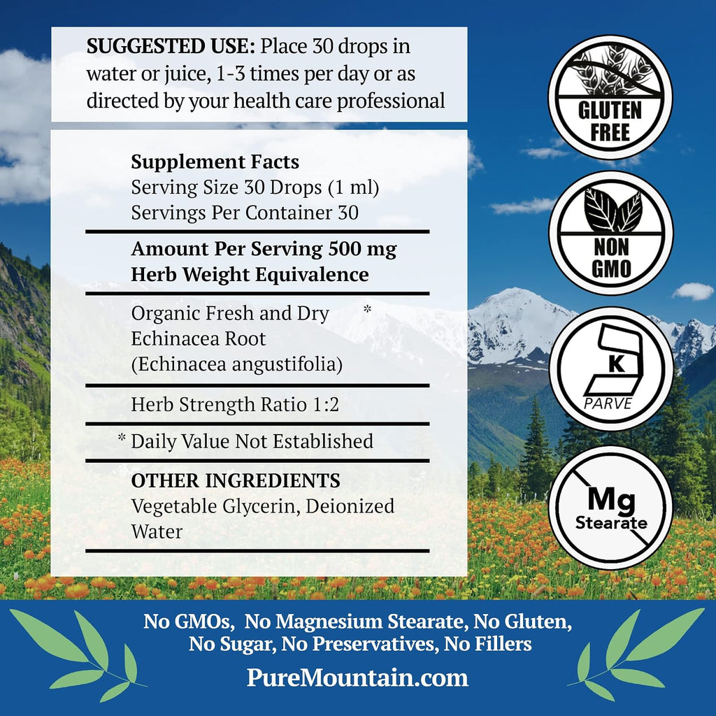 Pure Mountain Botanicals echinacea benefits