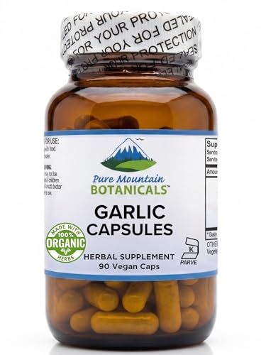 pure mountain botanicals garlic capsules