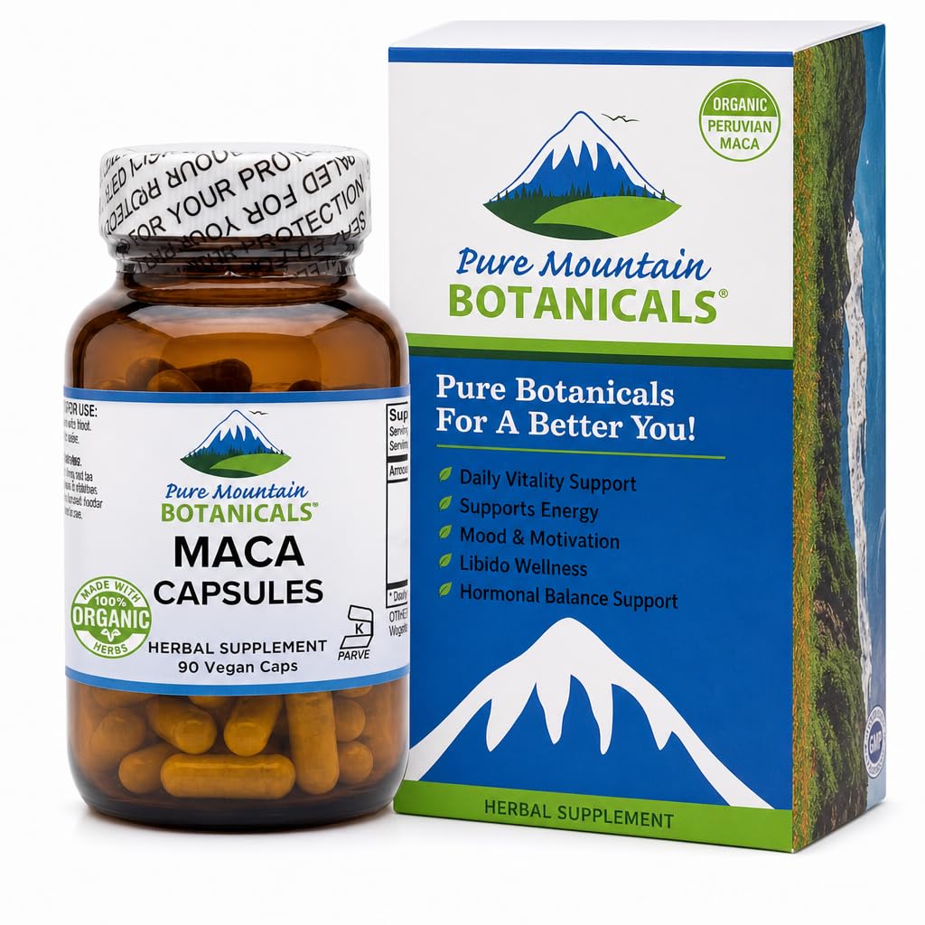 Pure Mountain Botanicals Maca Root benefits