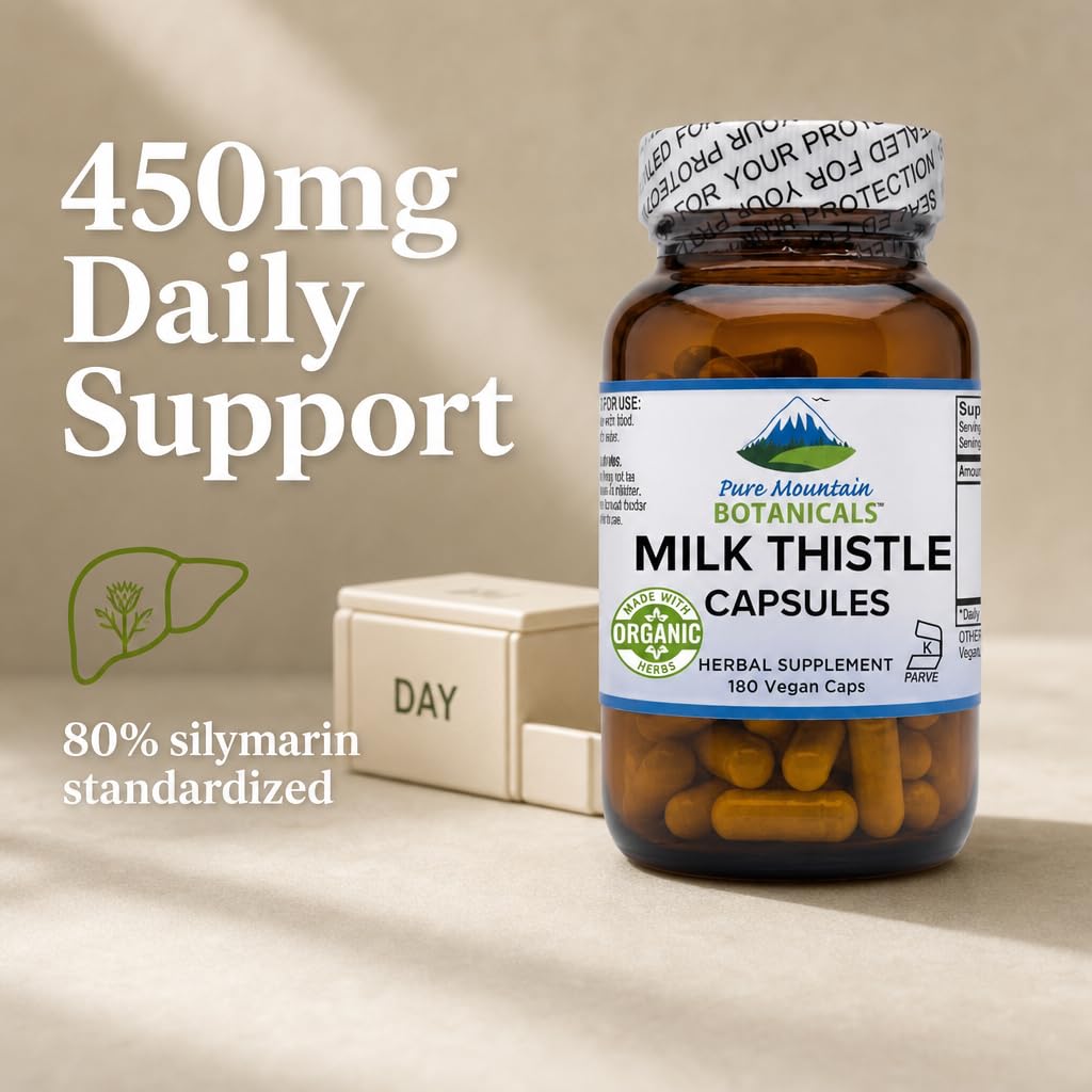 Pure Mountain Botanicals milk thistle benefits