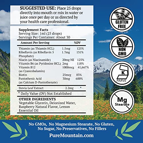 pure mountain botanicals vitamin b