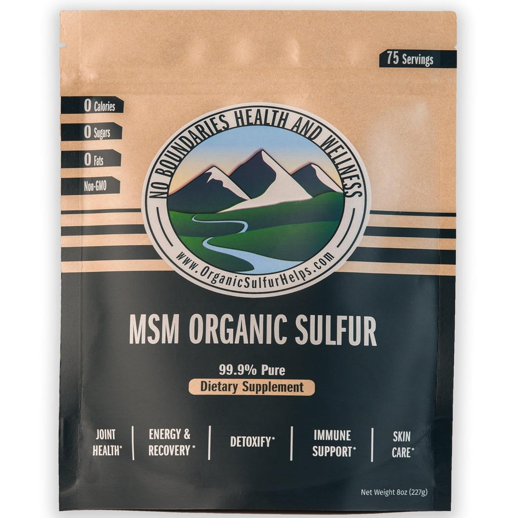 pure msm organic sulfur crystals