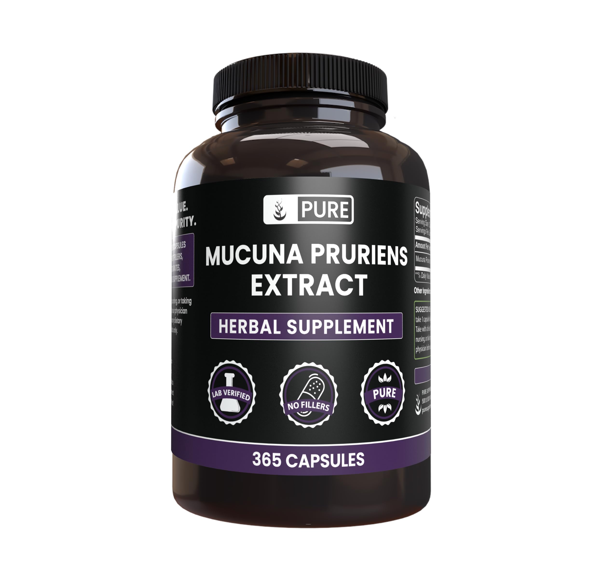 Pure Mucuna Pruriens capsules