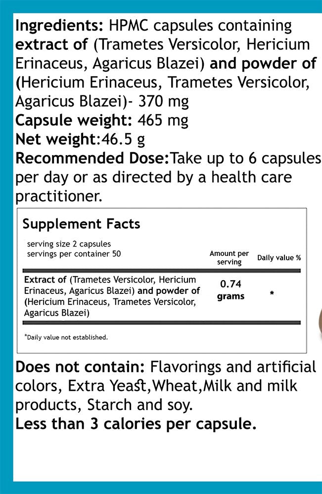pure mushroom blend for vitality